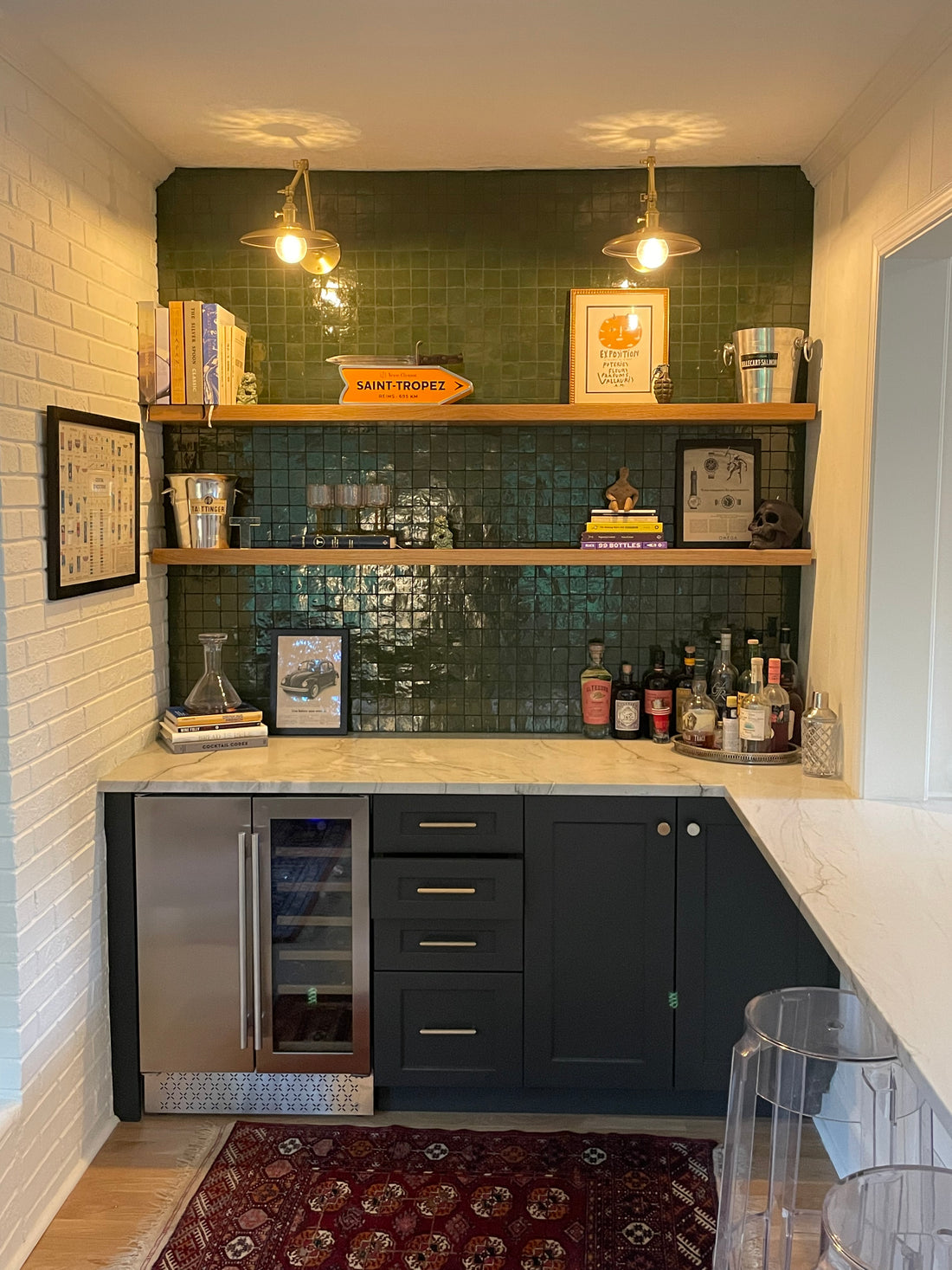 Moss Green 2x2 – Zellige Tile Studio