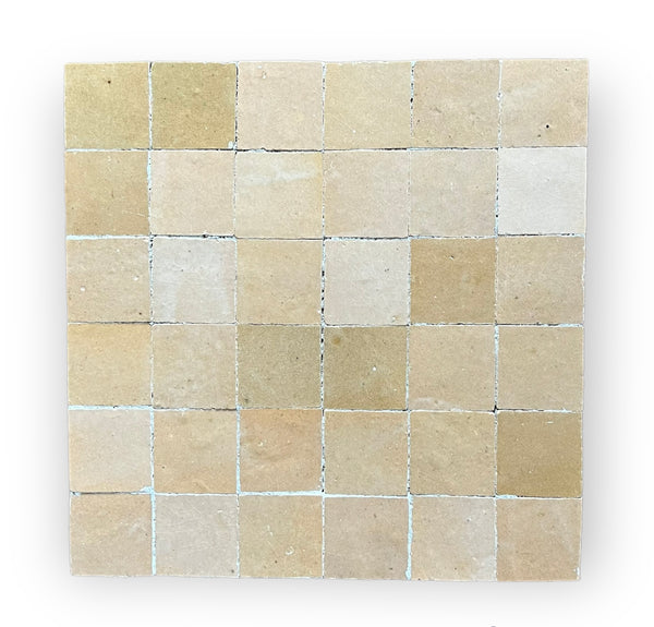 Sahara Sand 2x2 – Zellige Tile Studio